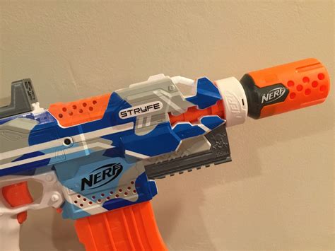 Sswi Any Color Nerf Compatible Stryfe Lower Picatinny Rail Etsy
