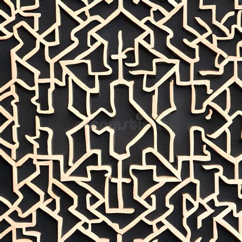 A Symmetrical Pattern Of Interlocking Puzzle Pieces Symbolizing The
