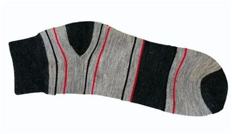 Striped Woolen Ankle Length Men Socks At Best Price In Ludhiana Id