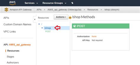 AWS Shop Example The API Gateway Conclusion AMIS Technology Blog