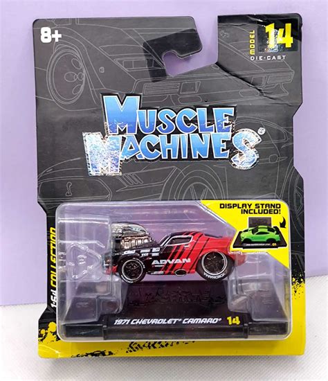 Muscle Machines Chevrolet Camaro 1971 Display Stand Incluido C1