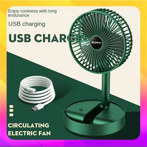 Jual Kipas Angin Folding Desktop Mini Portable Usb Kipas Angin Lipat Kipas Angin Meja Putar