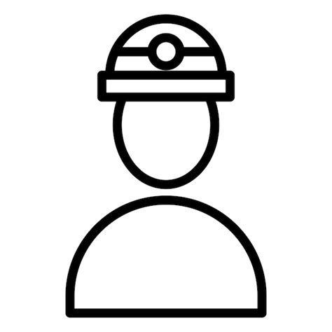 Premium Vector Miner Icon