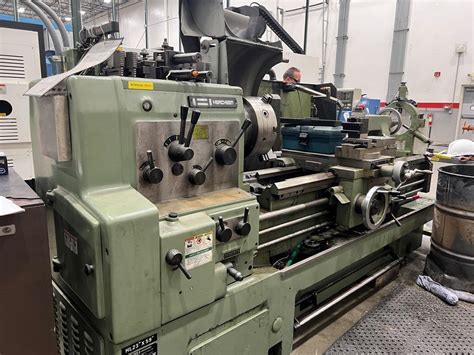 23″ X 59″ Hwacheon Hl 580 Precision Heavy Duty Gap Bed Lathe Blumberg Machinery Co