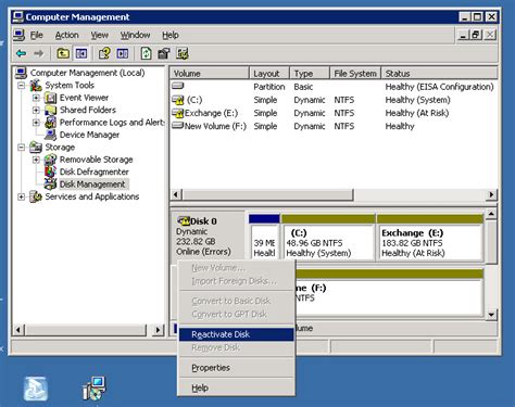 Solved Hard Disk Showing As Healthy At Risk In Disk Management Experts Exchange