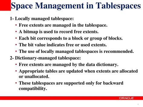 Ppt Lecture 4 Oracle Tablespaces Powerpoint Presentation Free Download Id 1580748