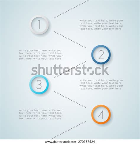 Infographic Numbered Steps 6 Stock Vector Royalty Free 270387524 Shutterstock