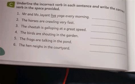 Underline The Incorrect Verb In Each Sentence Studyx Underline The Incorrect Verb In Each Sentence Studyx