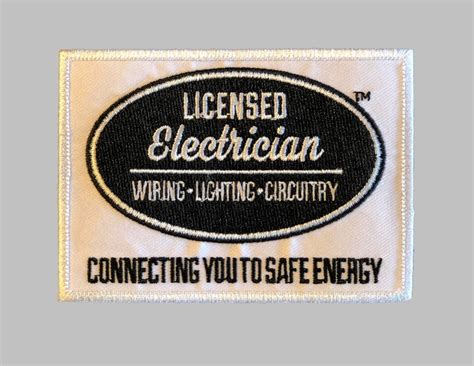 Embroidered Licensed Electrician Uniform Patch Phceid Phceid