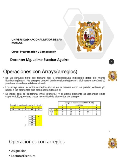 Operaciones Básicas Con Arreglos Unidimensionales En C Pdf Ingeniería De Software