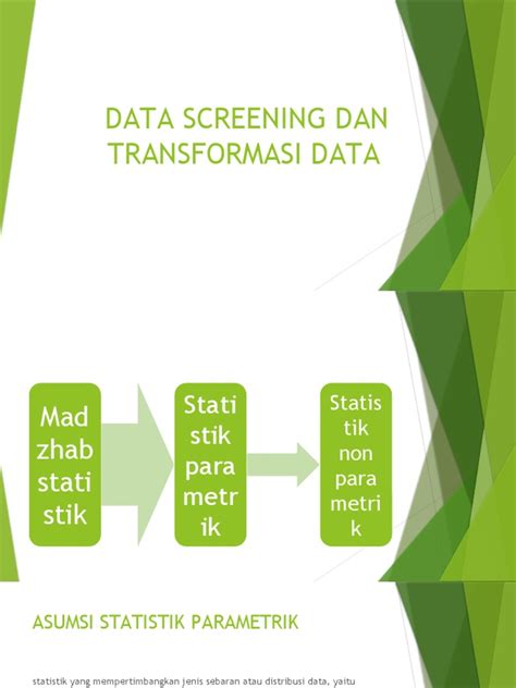 Data Screening Dan Transformasi Data Pdf