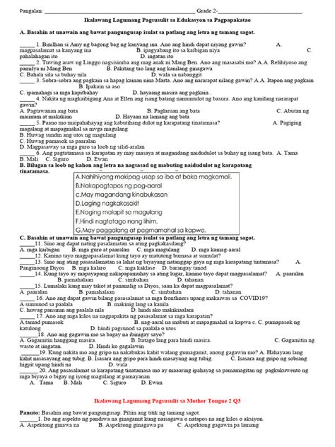 Q3 Wk 3and4 Summative Compiled Pdf