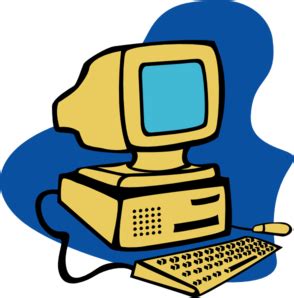 Yellow Computer Art Clip Art At Vector Clip Art Online Royalty Free And Public Domain