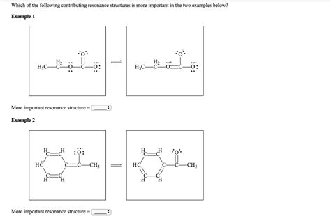 Examples Of Resonance Structures