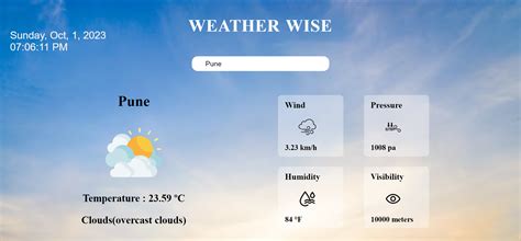 Github Sonaligadekar Weather Wise