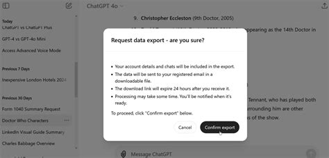 Manage Your Chats How To Share Export And Delete ChatGPT Conversations