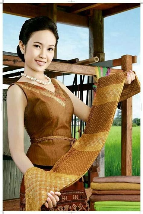Lao Sinh Laos Clothing Thai Traditional Dress Korean Traditional Dress