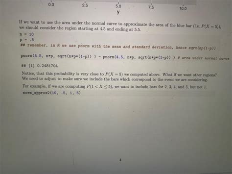Solved Binomial Versus Normal Distirbution You Can Reference