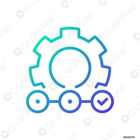 Supply Chain Gradient Linear Vector Icon Stock Vector 5058791 Crushpixel