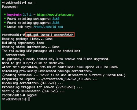 Display Linux Logo With Hardware Info Using Screenfetch Linuxlogo