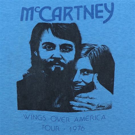 1976 Paul Mccartney Wings Over America Tour Shirt Wyco Vintage