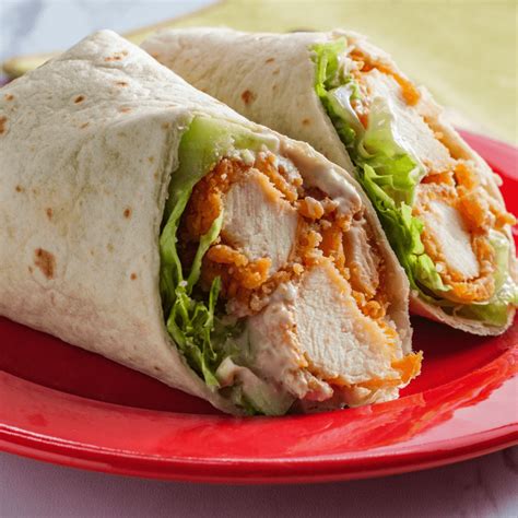 Breaded Chicken Caesar Wrap Honeyspot Pizza 2