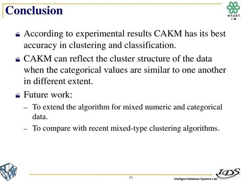 Ppt Categorical K Means Clustering Algorithm Powerpoint Presentation