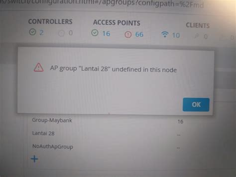 Cannot Delete Ap Group Wireless Access