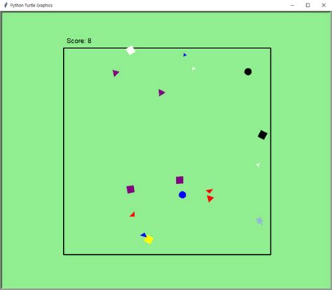 turtle game 8 다양한 액션 추가하기 turtle 모듈로 게임 만들기 gui 파이썬 프로그래밍