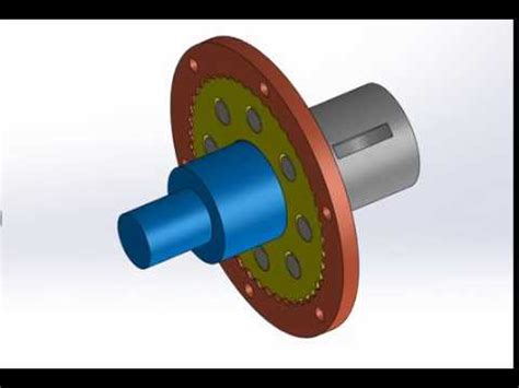 Solidworks simulation of Cycloid Speed Reducer - YouTube