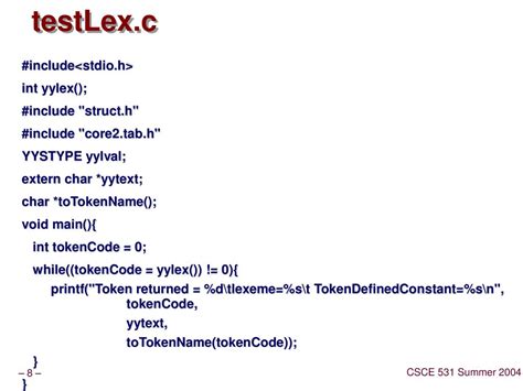 Csce 531 Compiler Construction Ppt Download