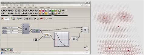 Grid Pinching Grasshopper Parametric Design Technique