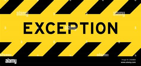 Yellow And Black Color With Line Striped Label Banner With Word