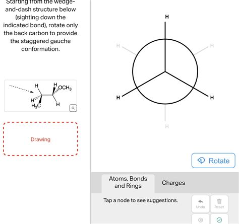 Solved Starting From The Wedge And Dash Structure Below Chegg Com