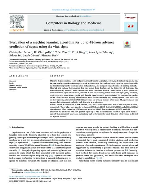 Pdf Evaluation Of A Machine Learning Algorithm For Up To 48 Hour