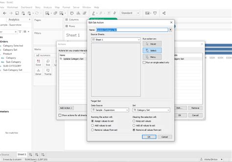 How To Make A Bar Chart Drill Down With Set Actions The Data School
