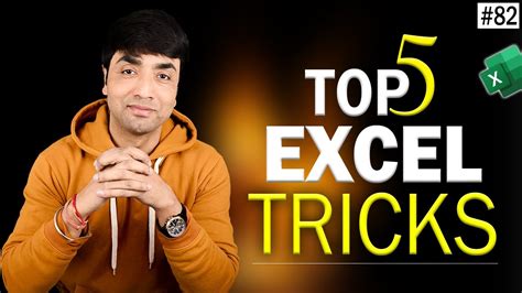 Top 5 Amazing Secret Excel Tricks You Probably Didnt Know Youtube