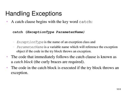chapter 11—exceptions handling exceptions throwing exceptions ppt
