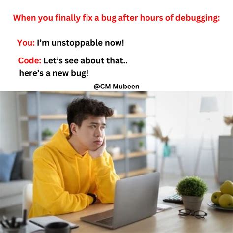cm mubeen on linkedin developerlife debugging codingstruggles