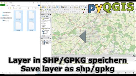 layer speichern shp gpkg mit python in qgis python pyqgis youtube