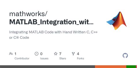 Github Mathworksmatlabintegrationwithc Integrating Matlab Code With Hand Written C C