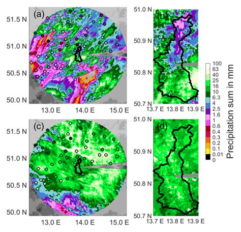 Spatial Patterns Of Total Precipitation Measured By The X Band Radar