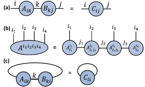 A A Diagrammatic Example Illustrating The Contraction Of Two Rank 2