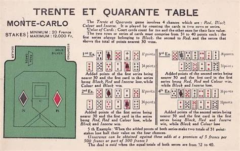 Monte Carlo Karty ČÍslo Stolu 4pq14 Aukro