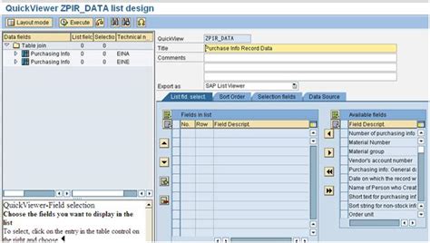 Report Generation Using Sqvi Transaction Sap Community