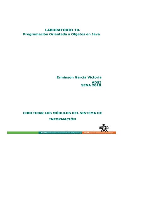 Desarrollo Del Tutorial Construccion De Aplicacion Con Java Pdf Pdf