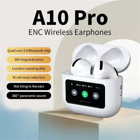 A10 Pro Anc Wireless Bluetooth 53 Earphones App Noise Canceling Call