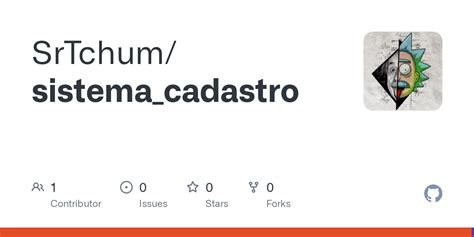 Github Srtchumsistemacadastro