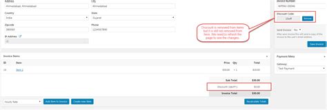 Discount Not Working Properly Issue AyeCode Invoicing GitHub