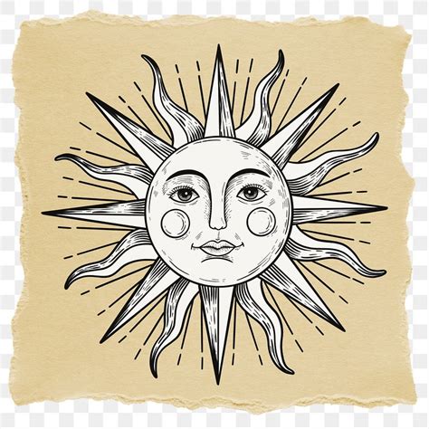 Medieval Sun Face